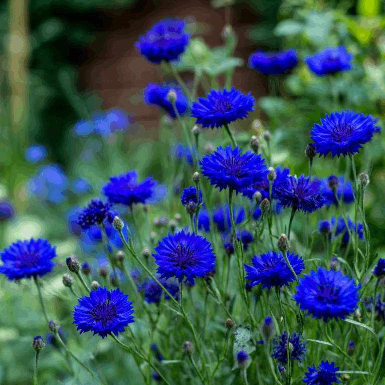 Dwarf Bachelor Button – Cornflower – Centaurea Cyanus – RDR Seeds